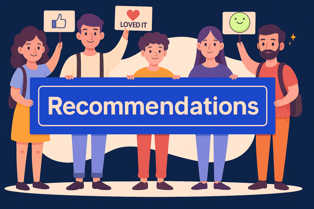 RECOMMENDATIONS – Quick Response Consulting Limited